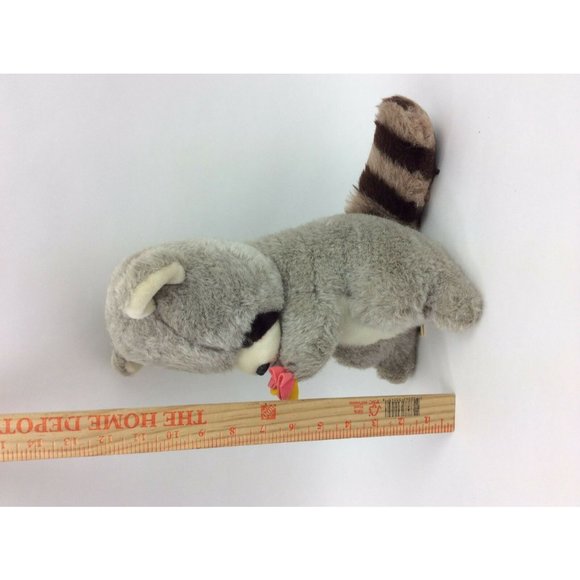 Gund | Toys | Gund Raccoon Holding Flowers 976 Plush Stuffed Animal ...